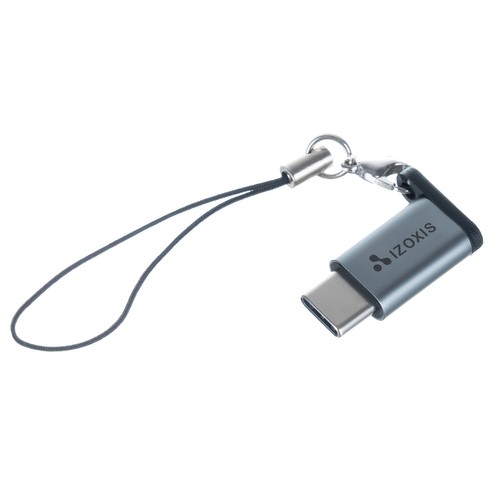 USB-C – USB micro B 2.0 adapter kulcstartóval (BB-18933) - Webbolt